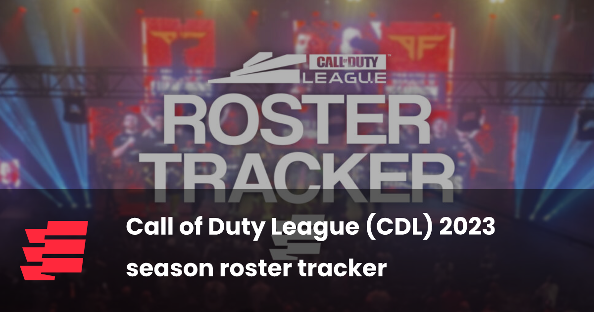 Call of Duty League (CDL) 2023 season roster tracker | esports.gg