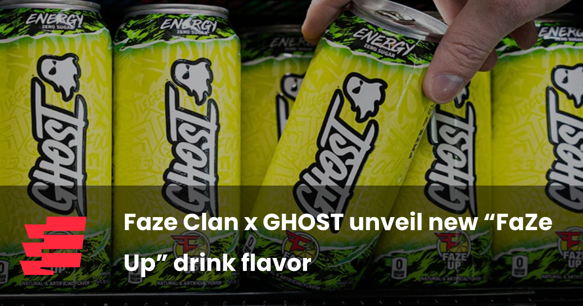 Faze Clan x GHOST unveil new “FaZe Up” drink flavor | esports.gg